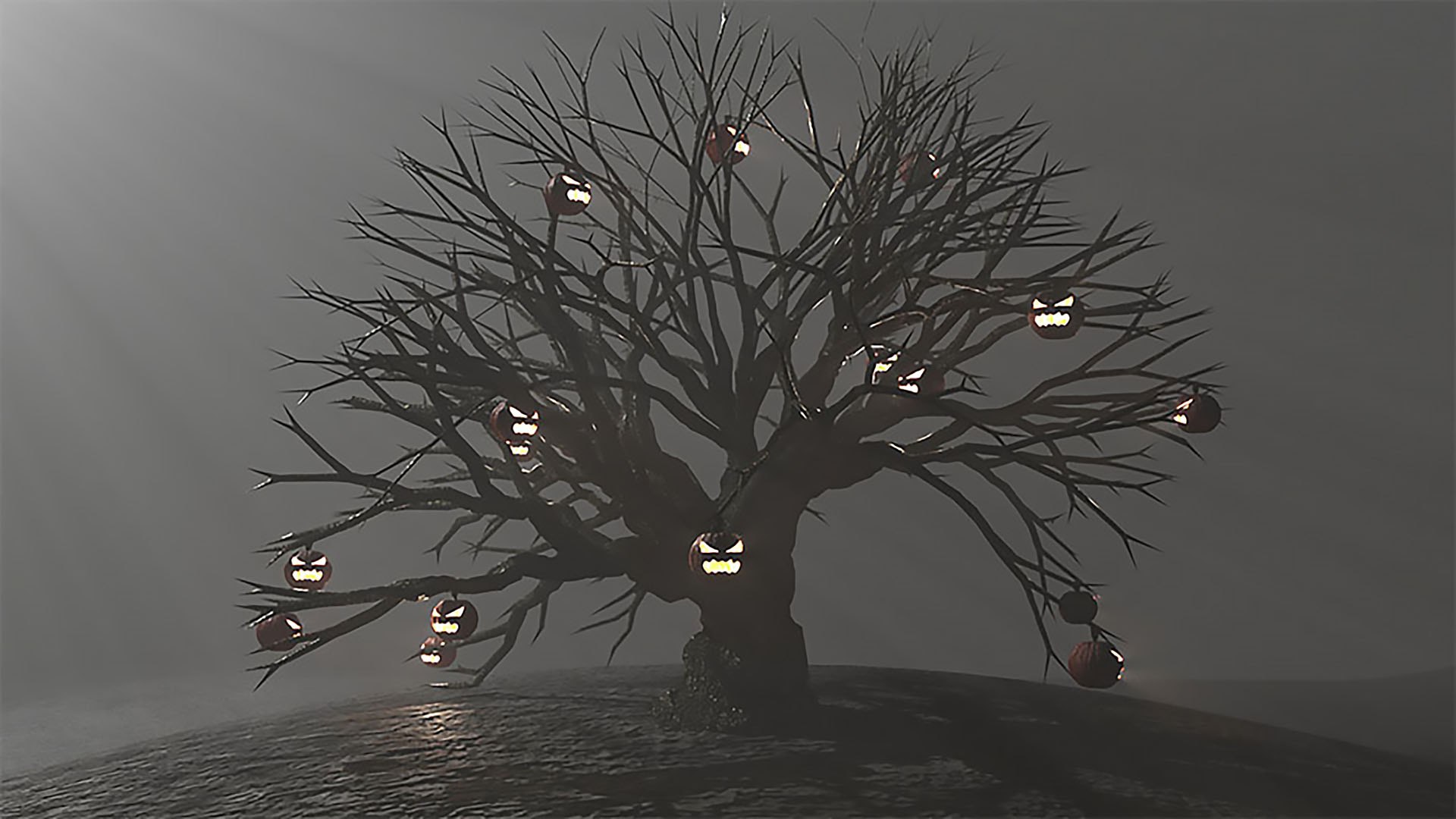 3D Pumpkins Tree Model - TurboSquid 1709942