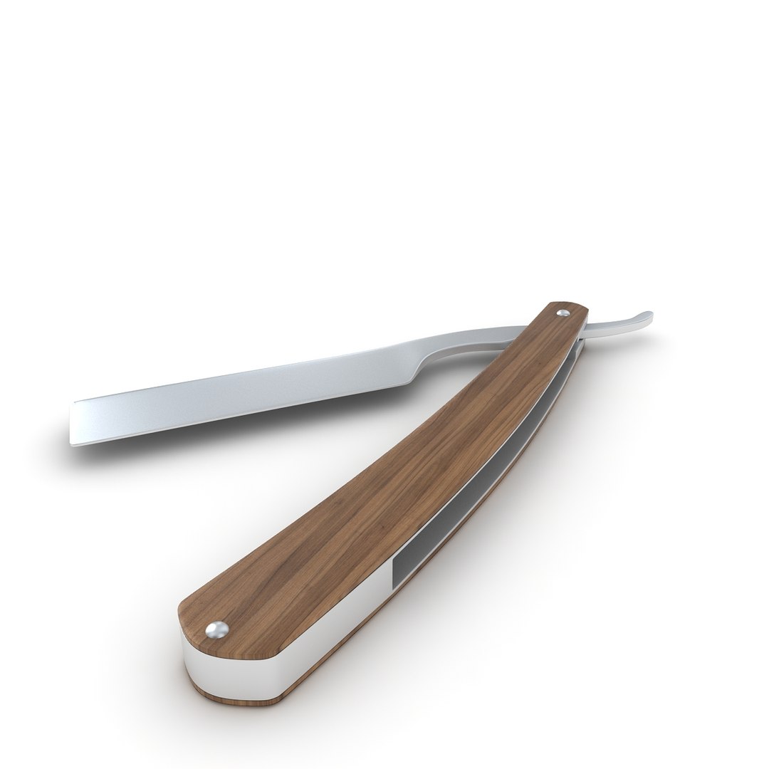 Straight Razor 3D Model - TurboSquid 1408386