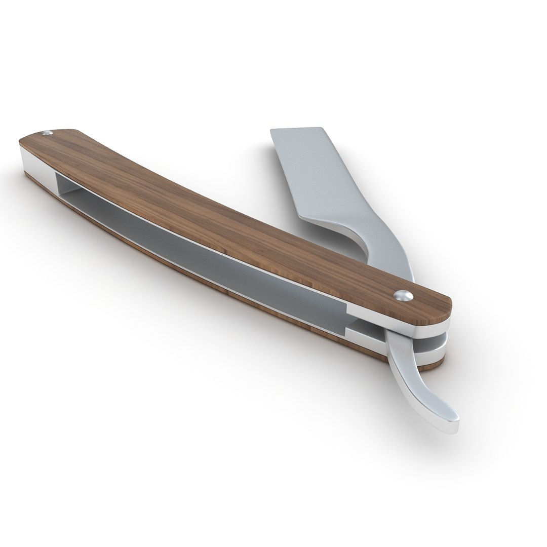 Straight Razor 3D Model - TurboSquid 1408386