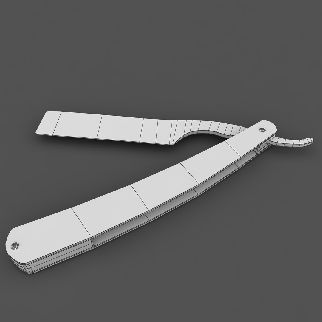 Straight Razor 3D Model - TurboSquid 1408386