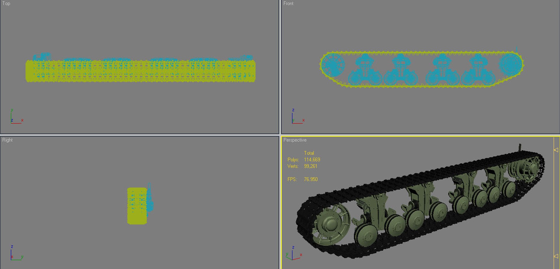 3D model tank track 5 - TurboSquid 1509747