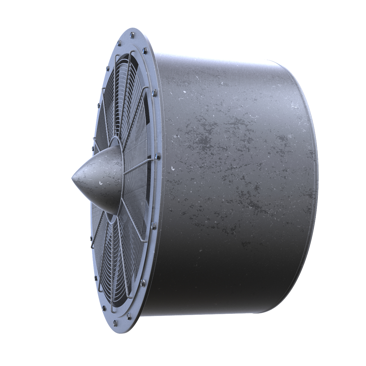 3d industrial large fan model