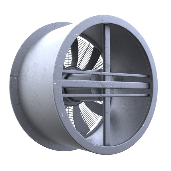 3d industrial large fan model