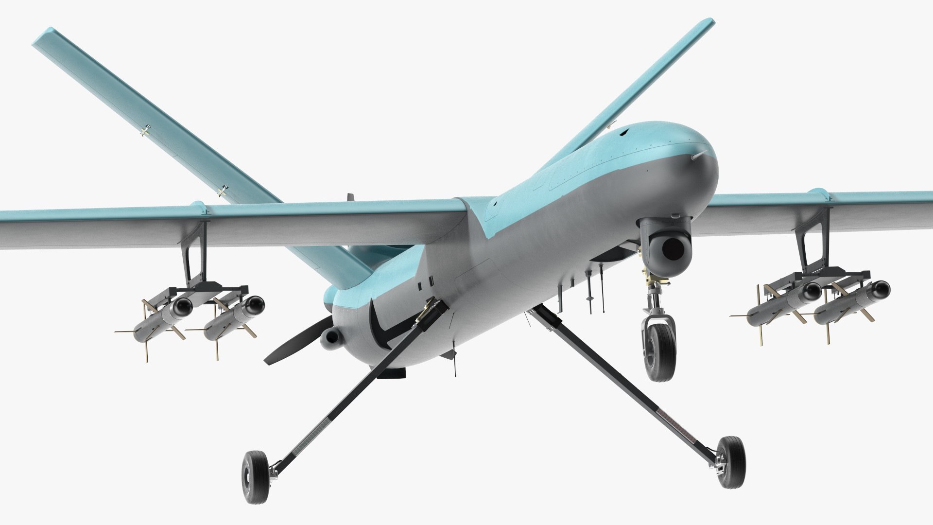 Unmanned Combat Drone Rigged 3D Model - TurboSquid 1987199