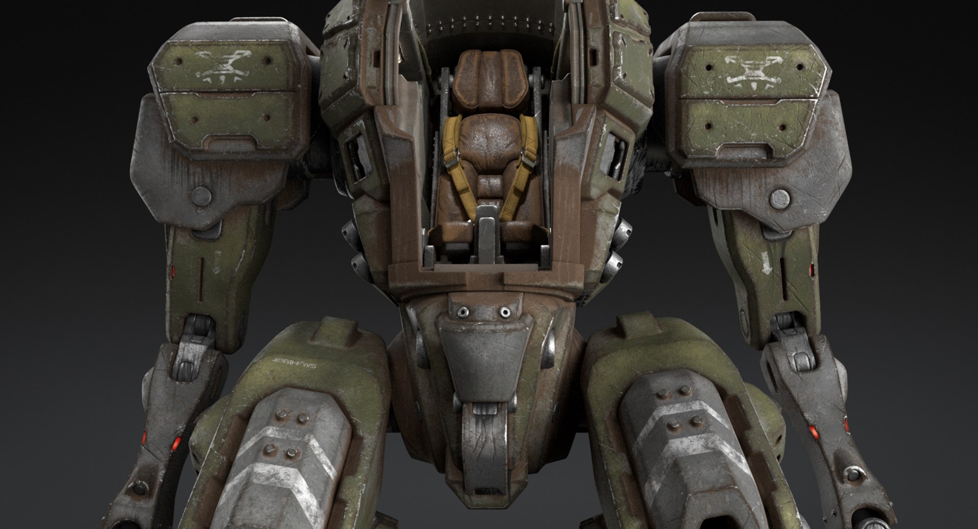 3D Mech Cockpit Model - TurboSquid 1310446