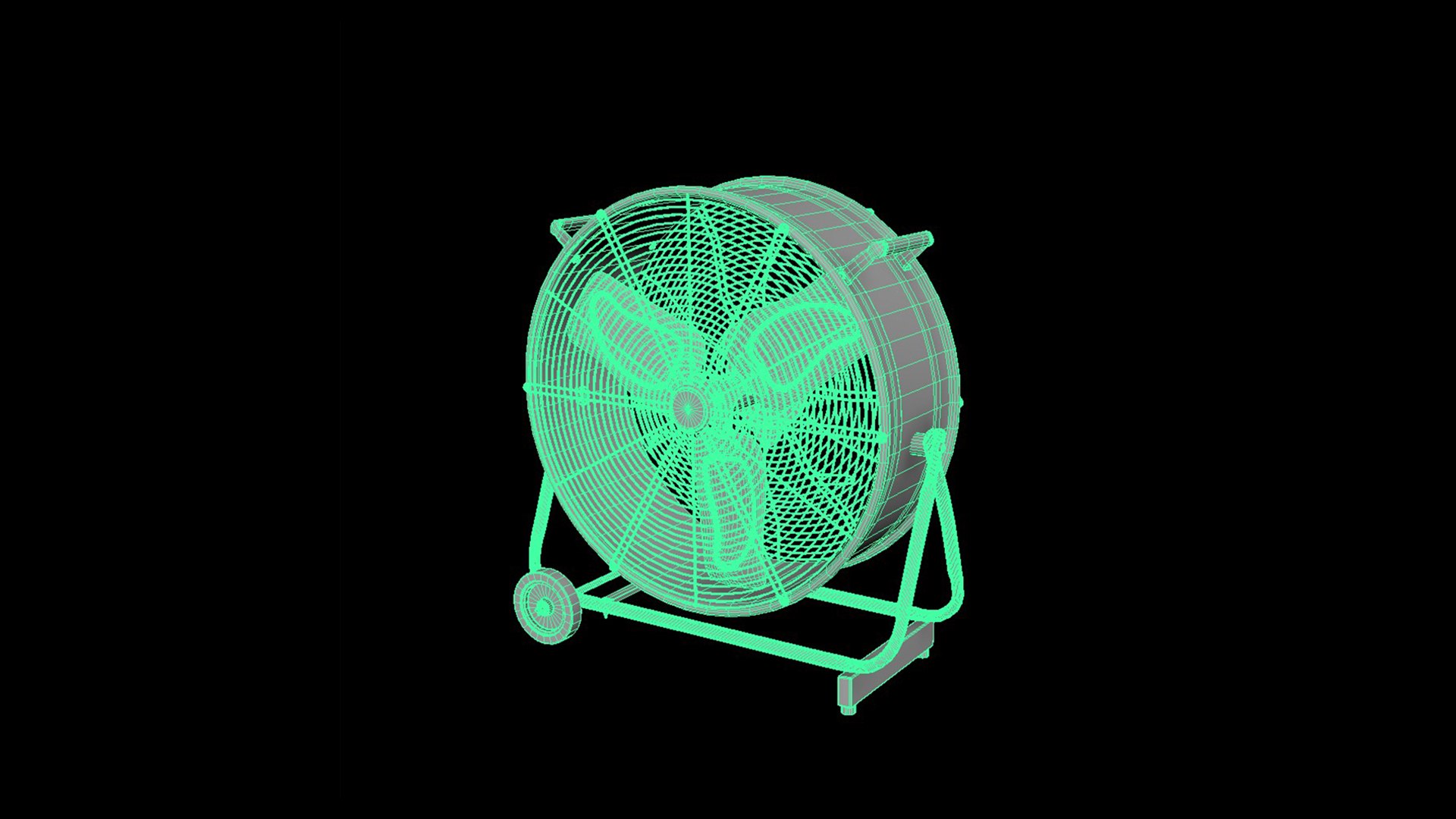 3D Industrial Fan Model - TurboSquid 2197749