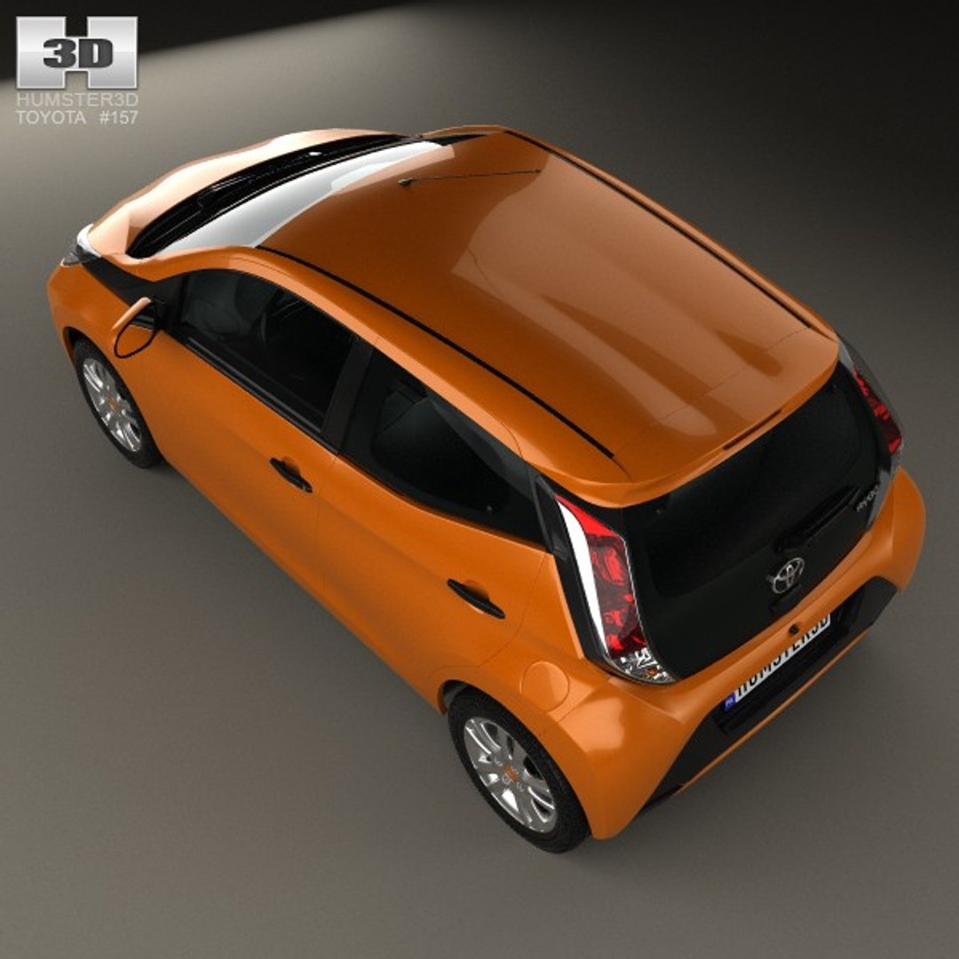 3d model toyota aygo 2014