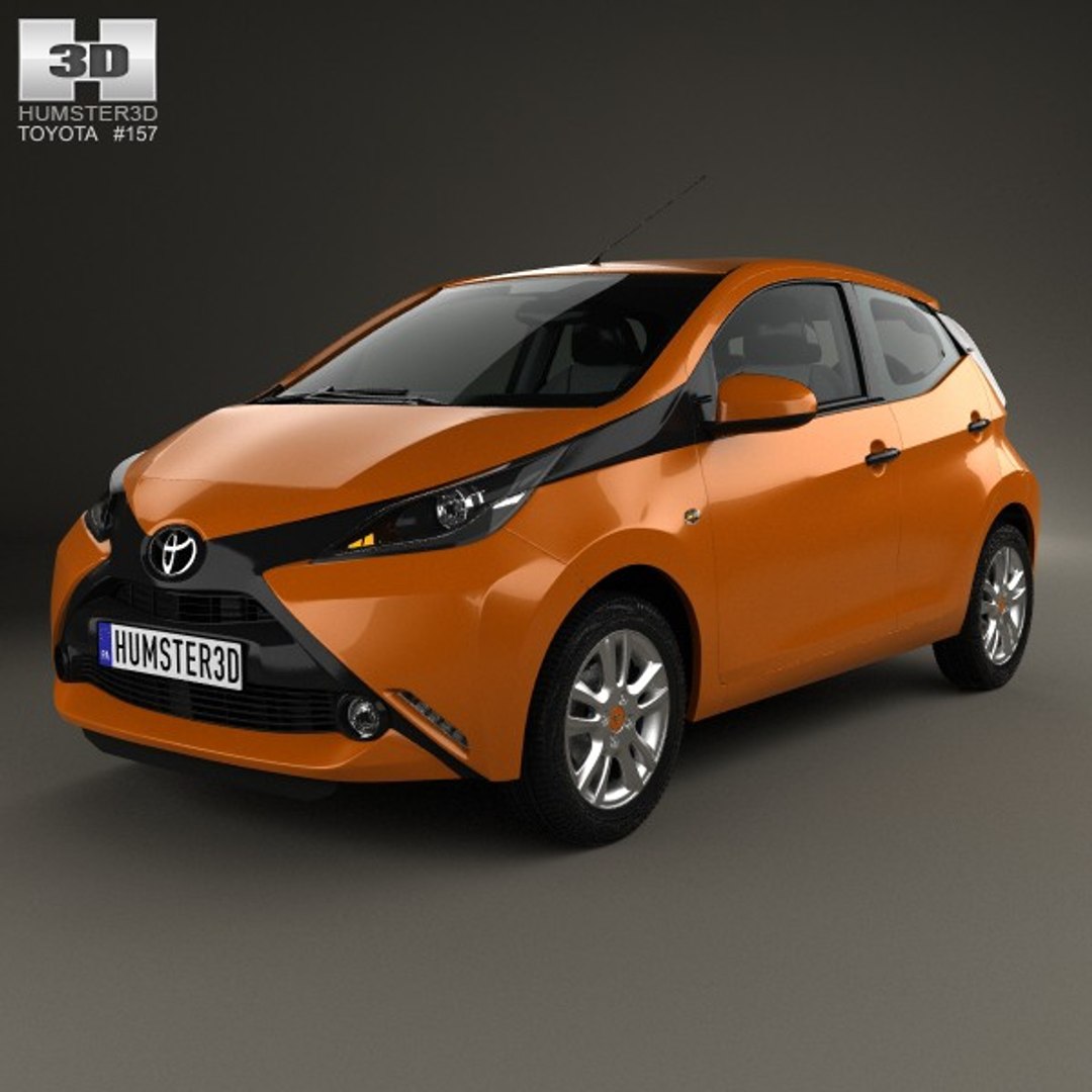 3d model toyota aygo 2014