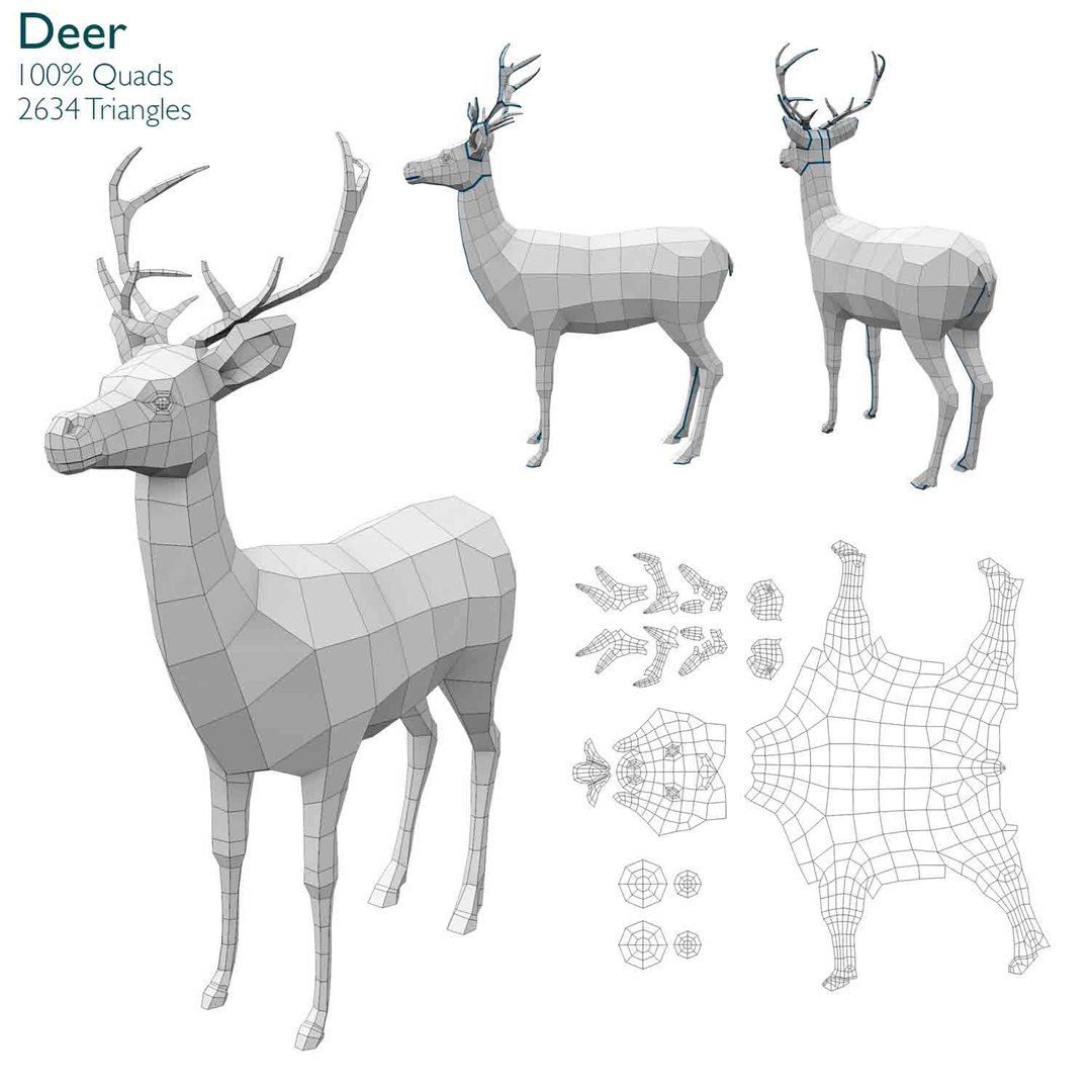 60 base meshes 3D model - TurboSquid 1150474