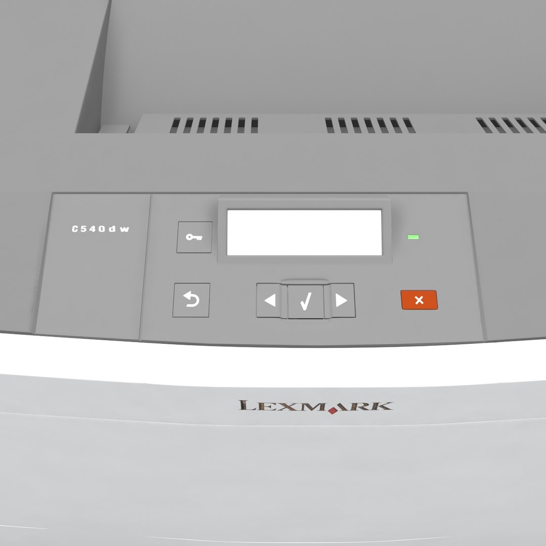 3dsmax Printer Lexmark C540