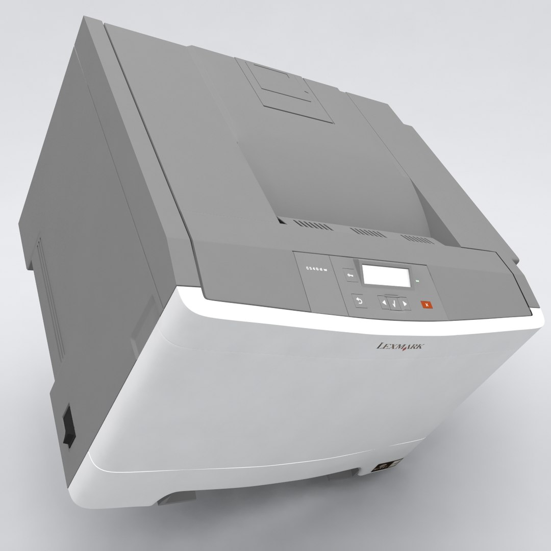 3dsmax Printer Lexmark C540