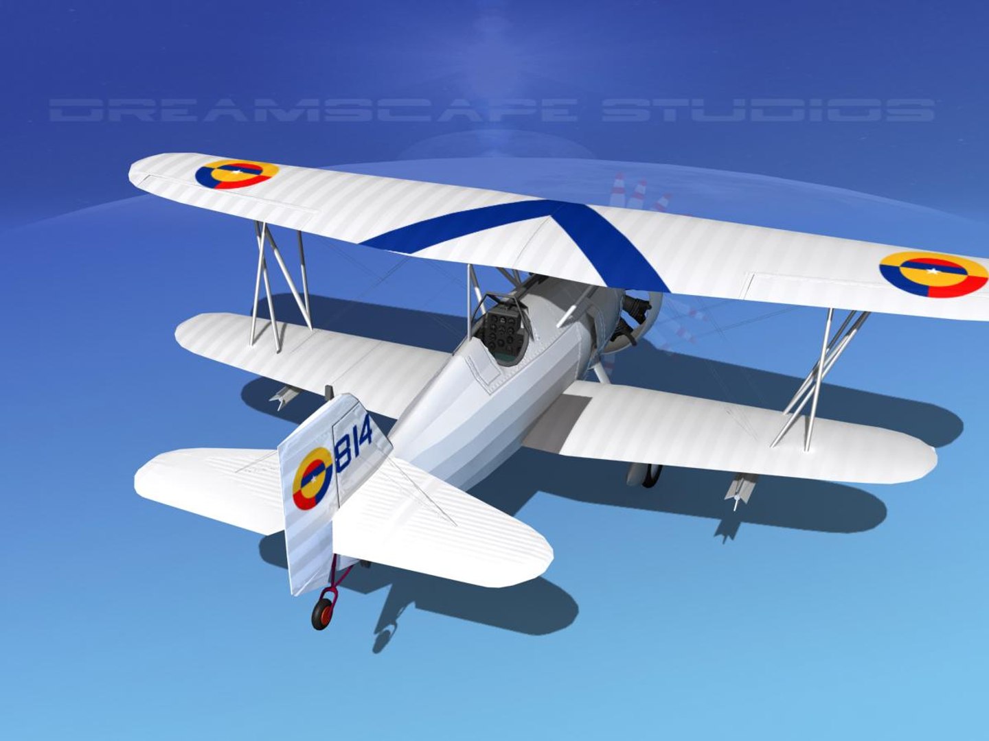 Curtiss Fighter Goshawk 3d 3ds