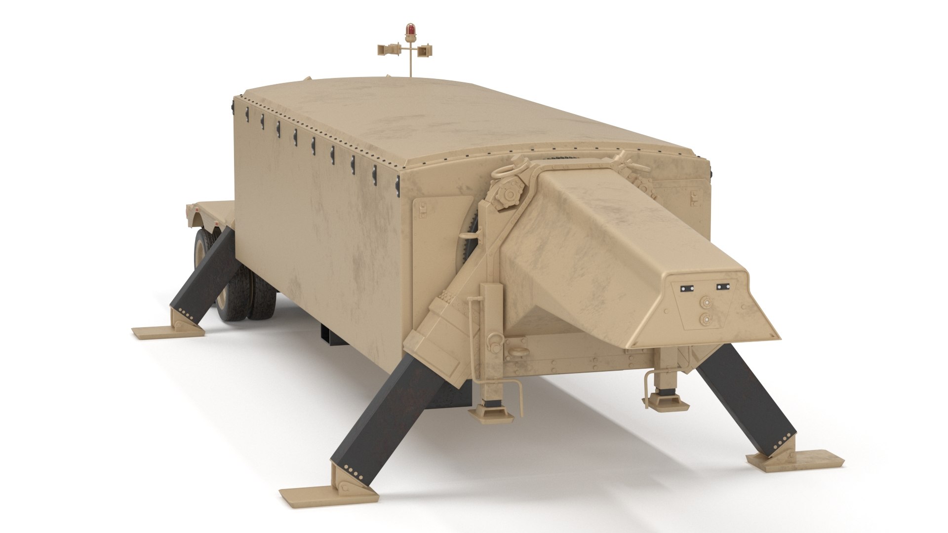 AN TPY2 X-band Radar Of M983 Tractor Truck GMD THAAD Defense ...