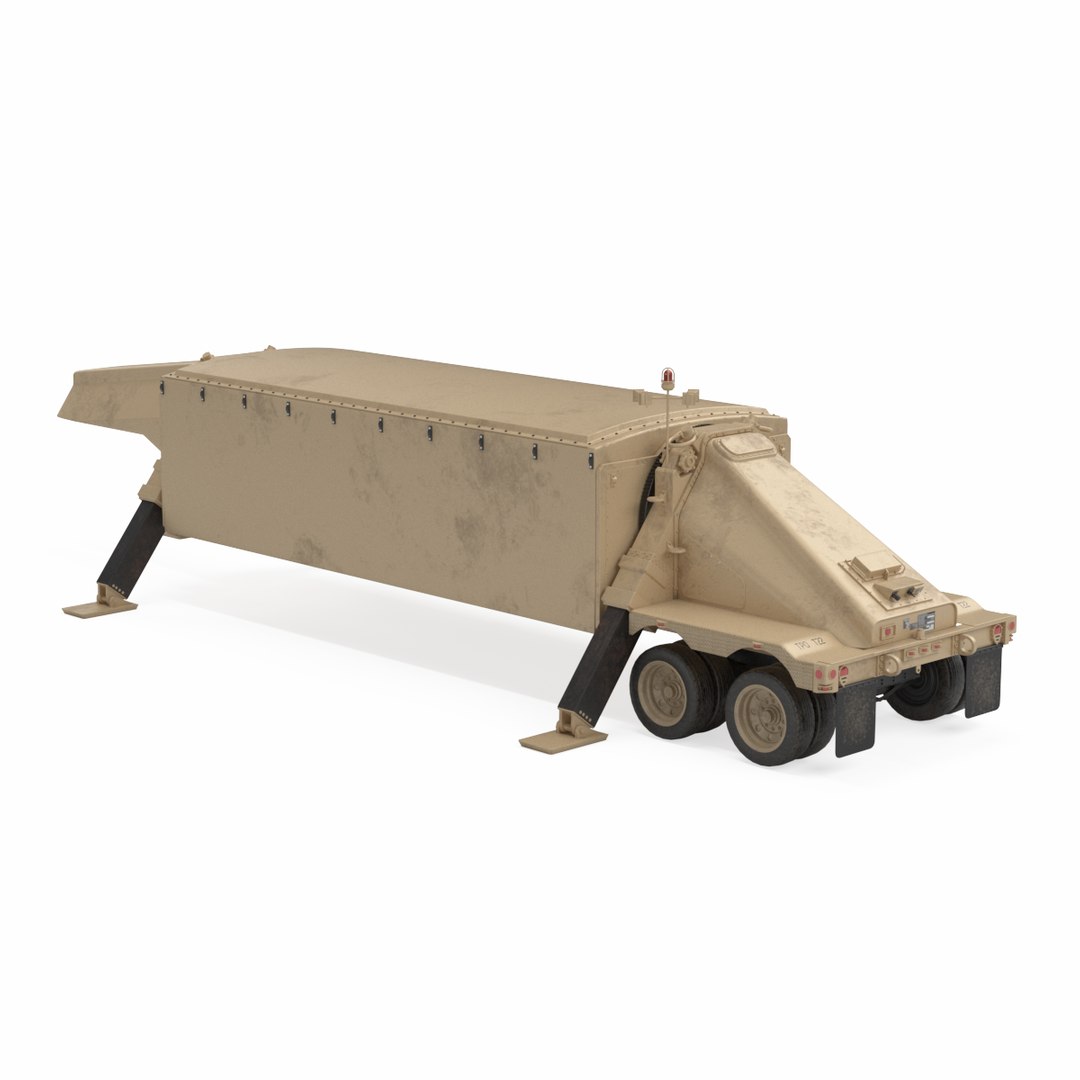 AN TPY2 X-band Radar Of M983 Tractor Truck GMD THAAD Defense ...