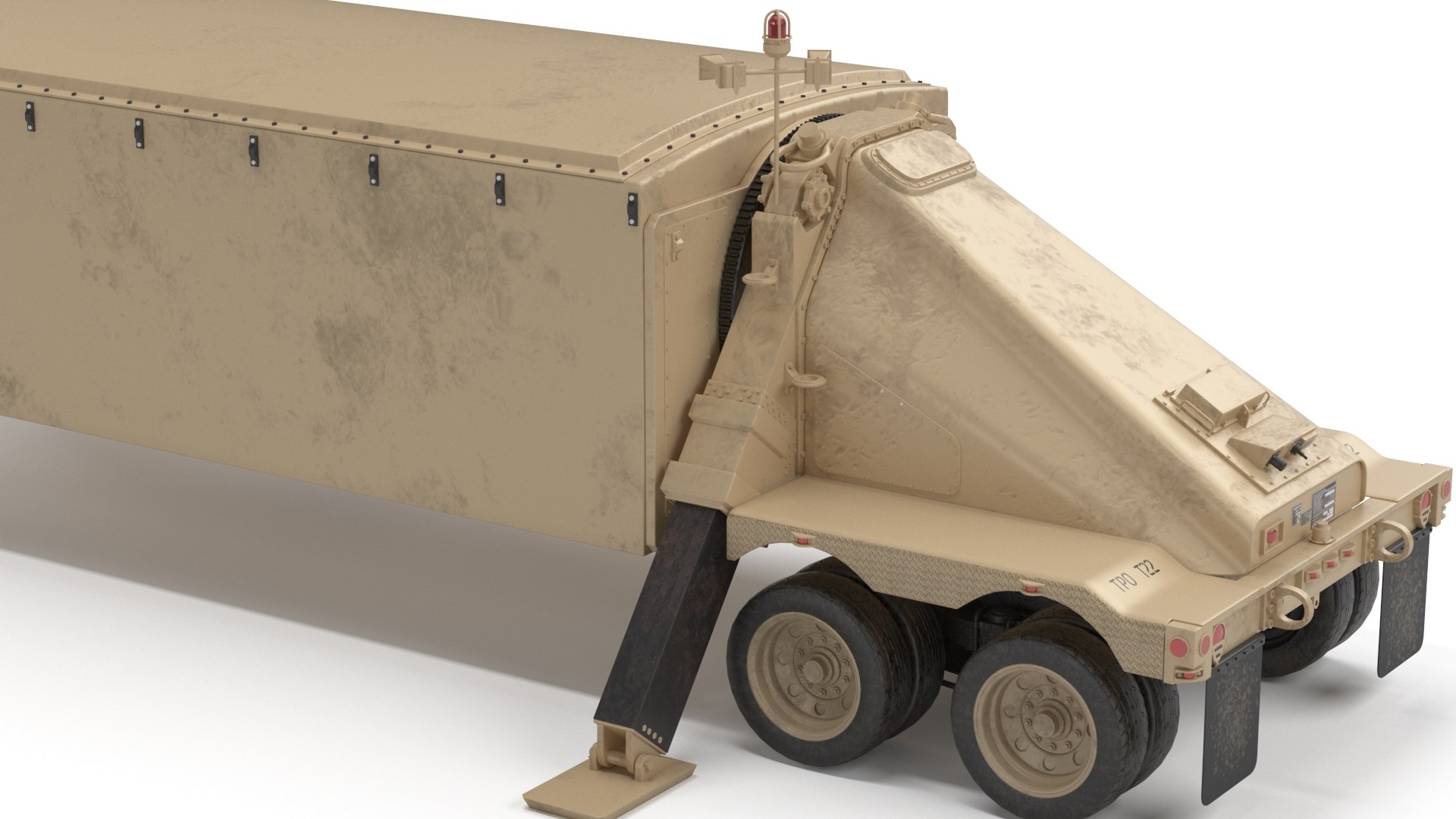 AN TPY2 X-band Radar Of M983 Tractor Truck GMD THAAD Defense ...