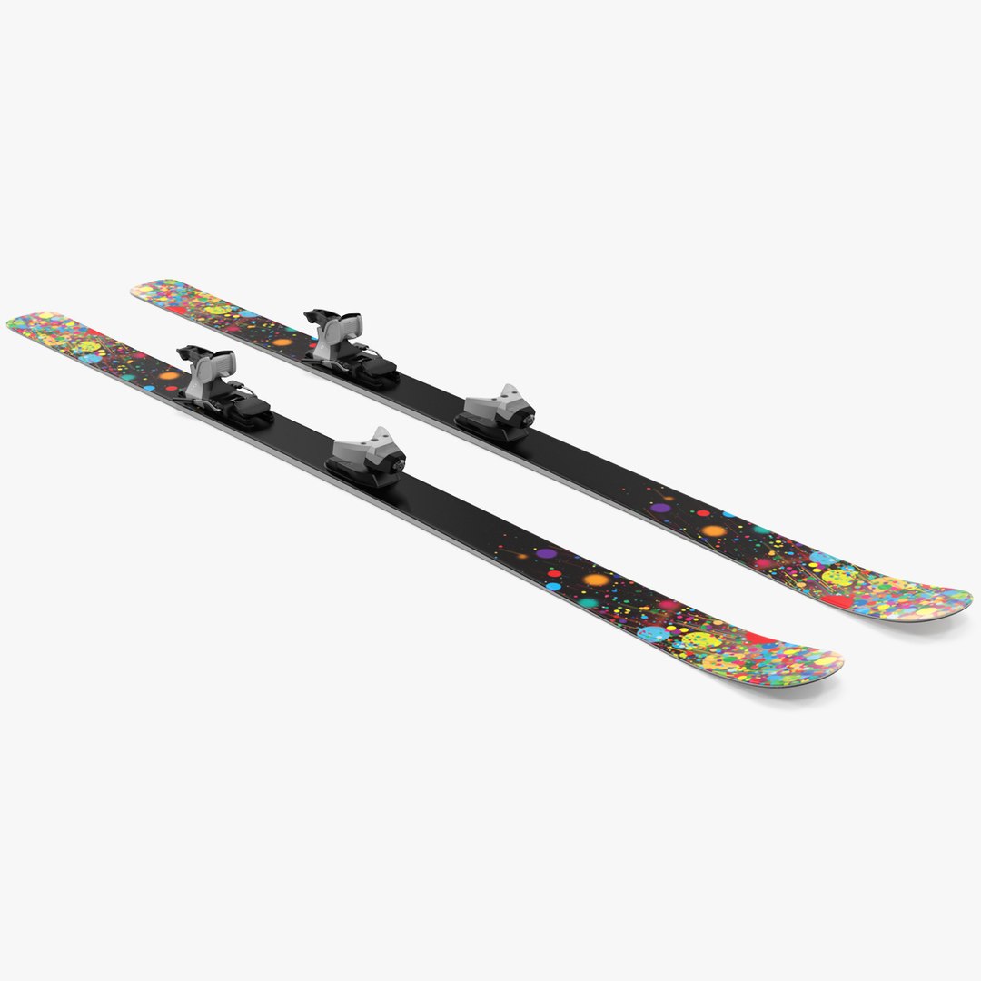 Snow Skis 3 3D model - TurboSquid 2061780