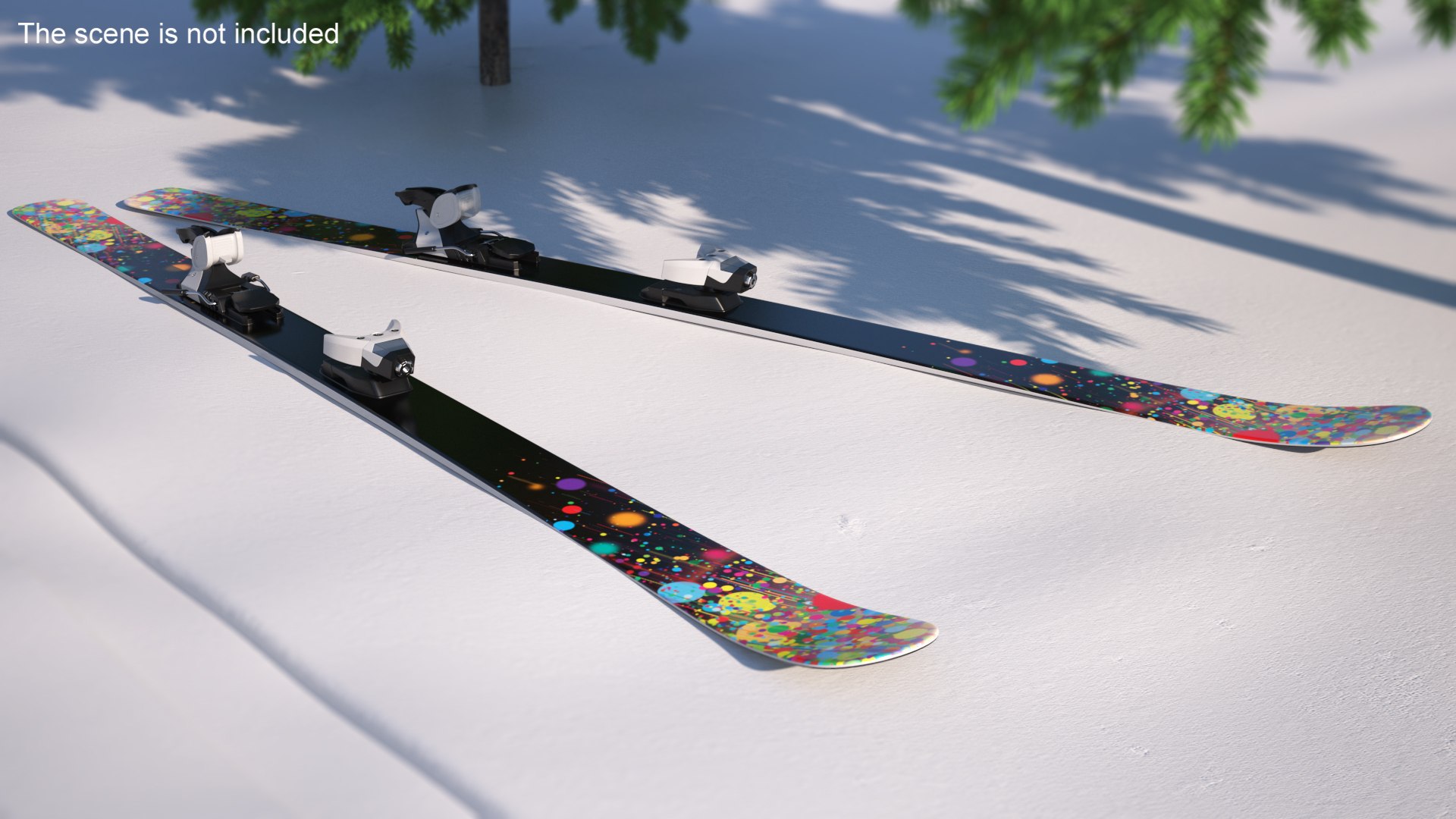 Snow Skis 3 3D Model - TurboSquid 2061780