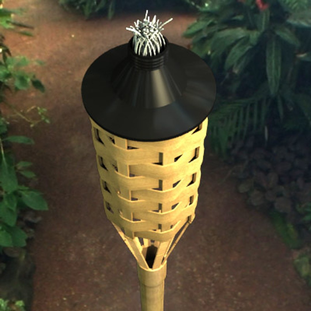 Tiki Torch 3d Model