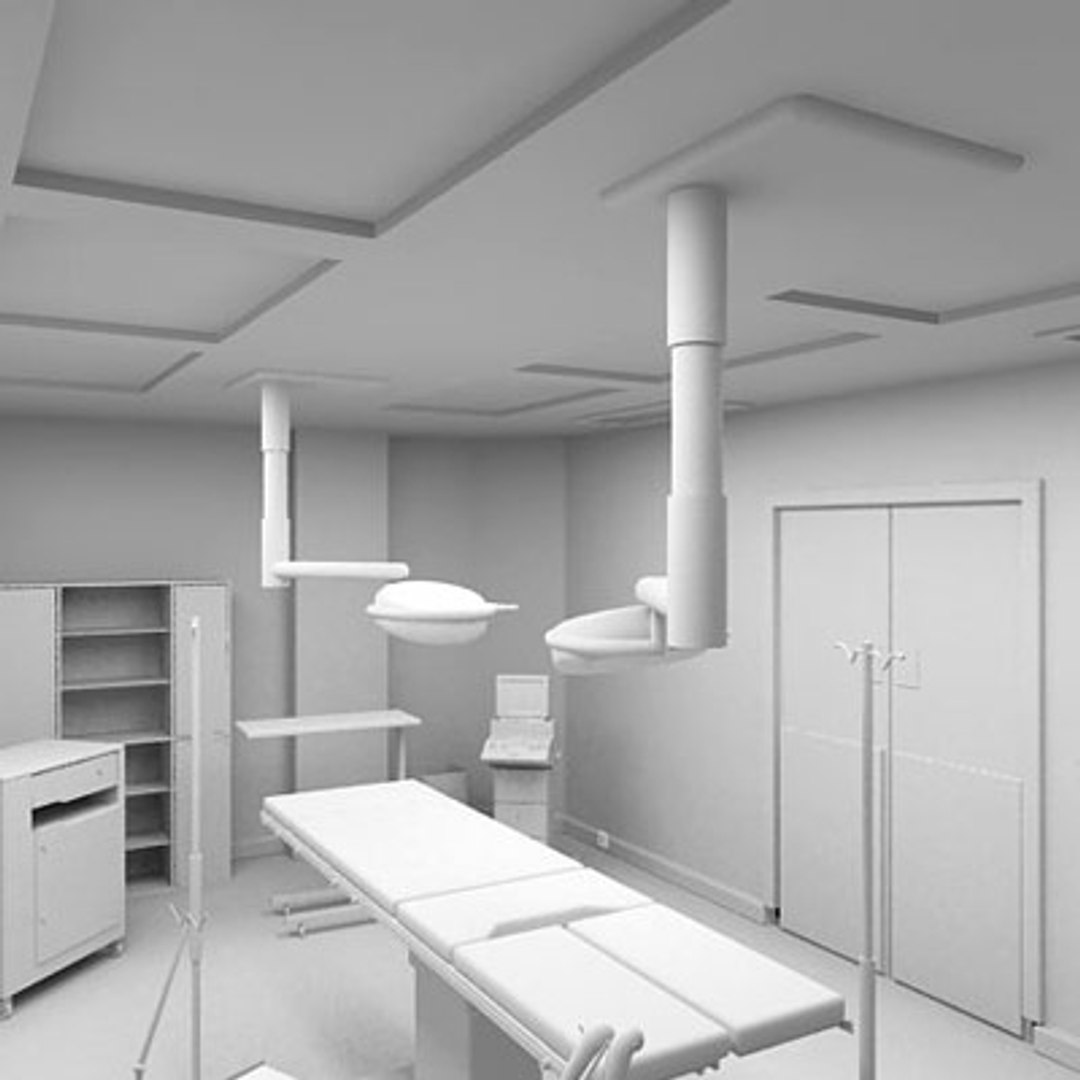 3d Surgery Room Model