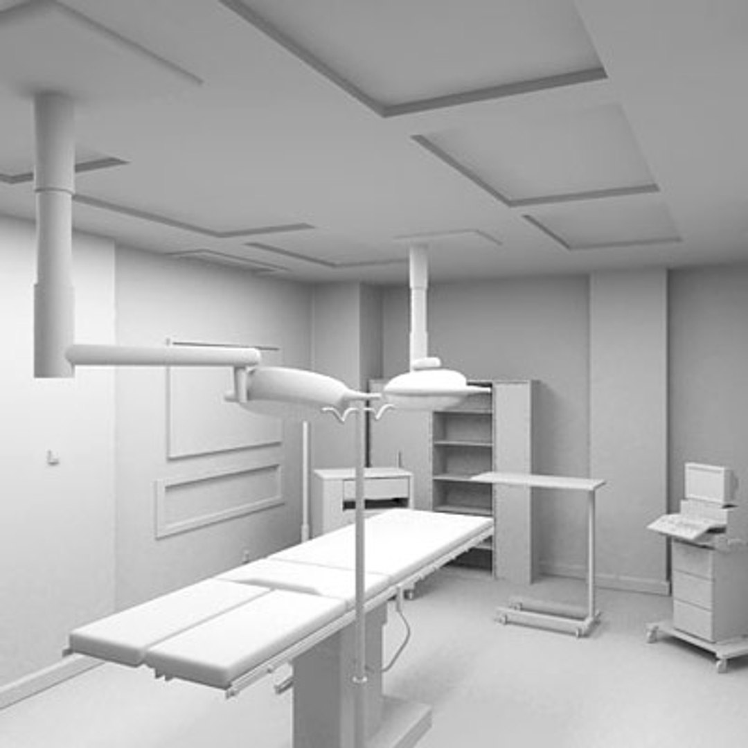 3d Surgery Room Model
