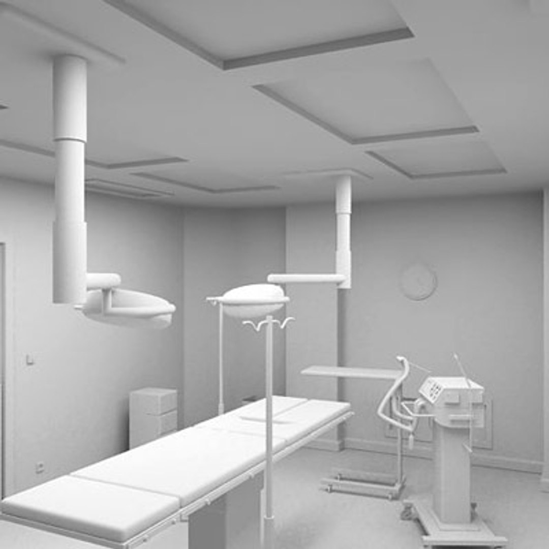 3d Surgery Room Model