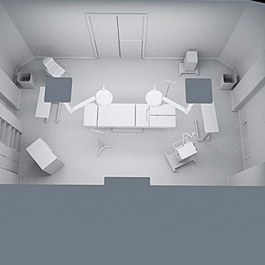 3d Surgery Room Model