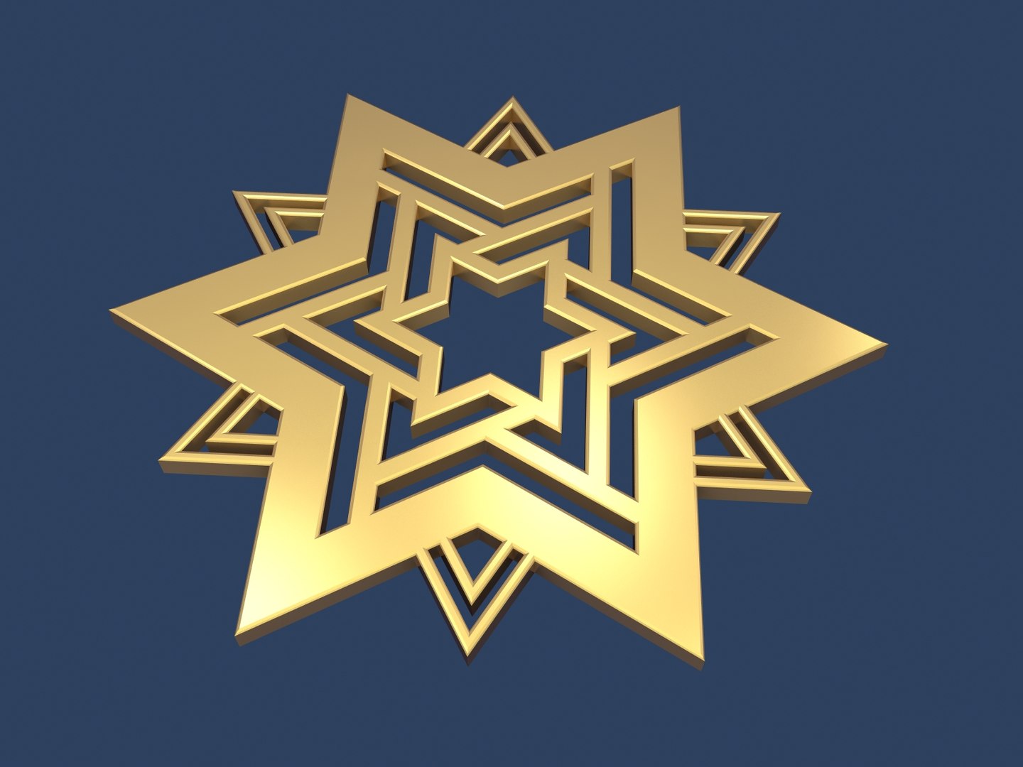 3D star david model - TurboSquid 1416672