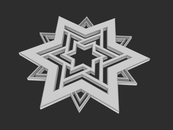 3D star david model - TurboSquid 1416672