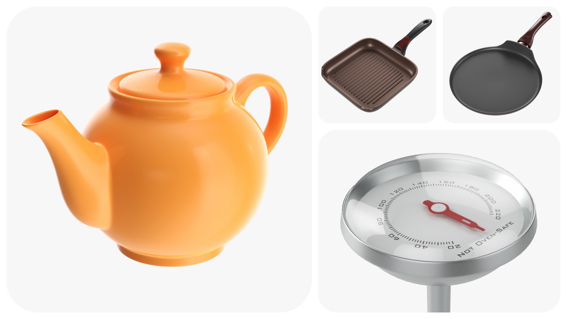 3D Kitchen Utensils Supplies And Cookware Model - TurboSquid 2139333