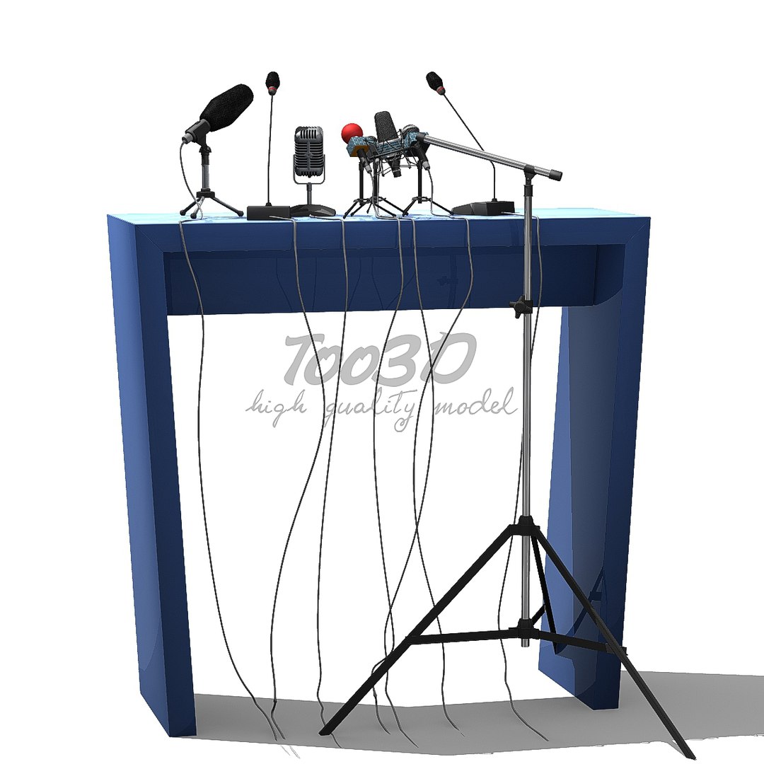 3D Model Microphones | 1144742 | TurboSquid