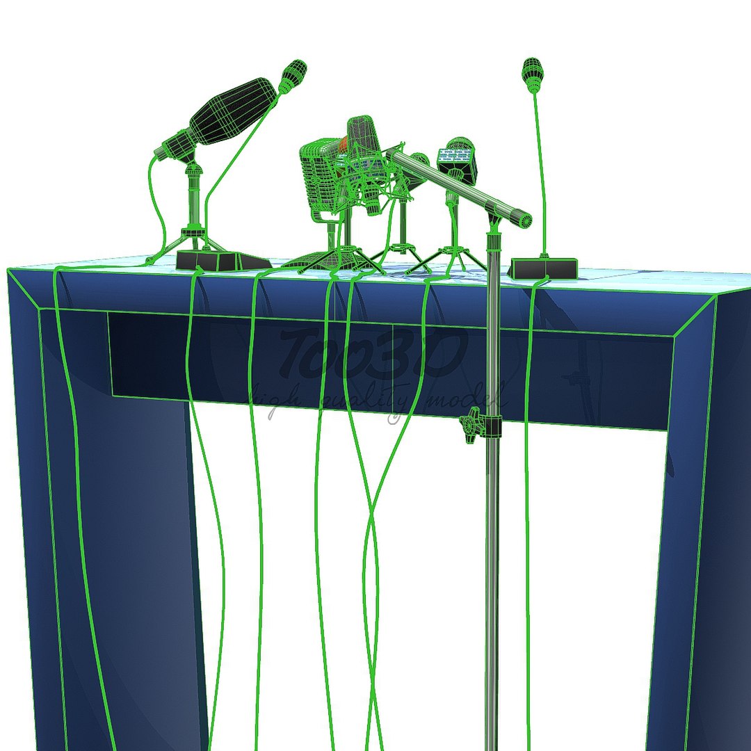 3D Model Microphones | 1144742 | TurboSquid