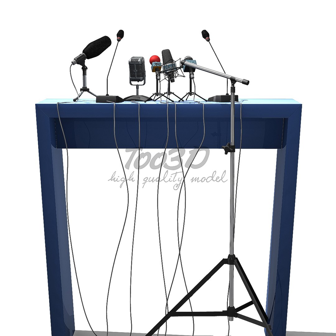 3D Model Microphones | 1144742 | TurboSquid