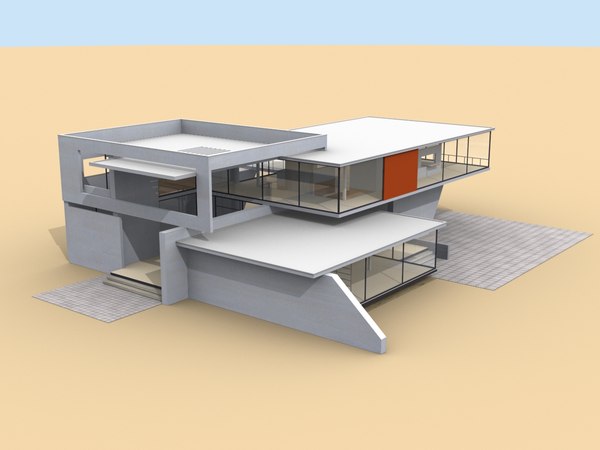 3ds max modern house