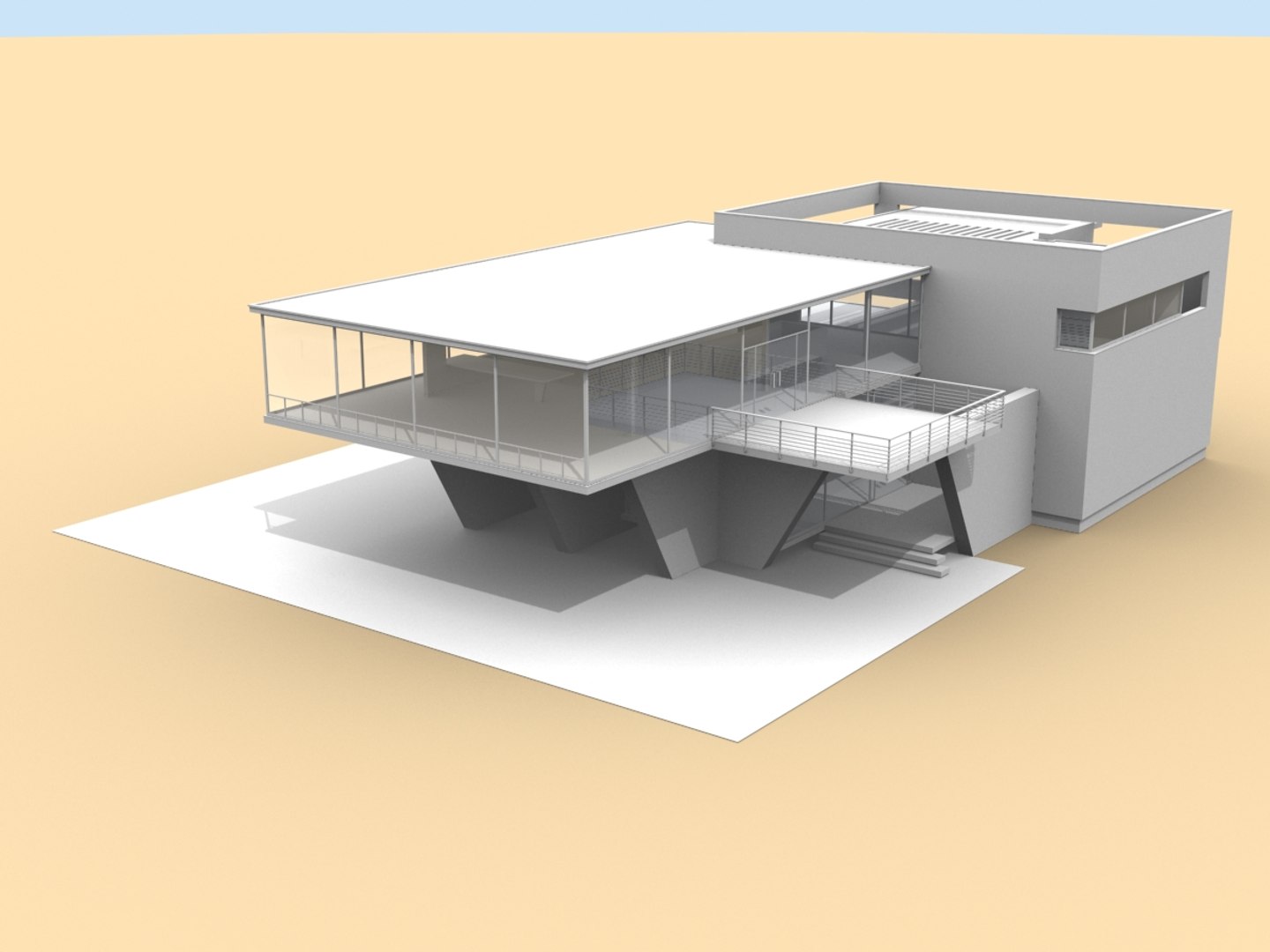 3ds Max Modern House