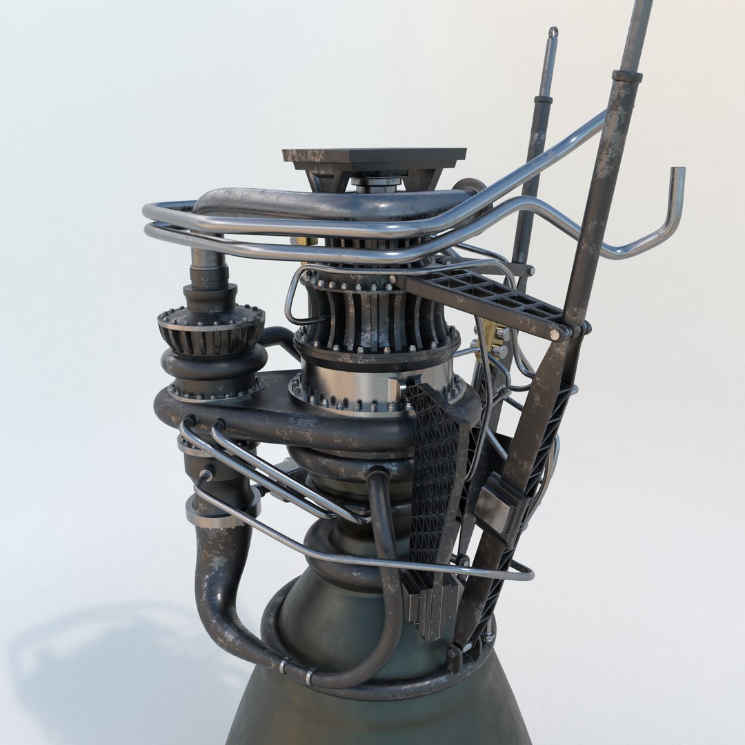 3D Model Rocket Engine - TurboSquid 1950324