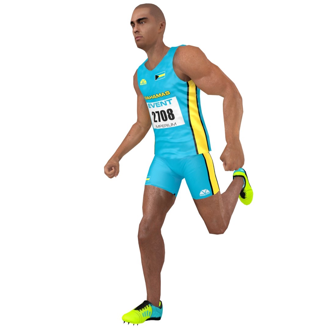3D Rigged Sprinter Model - TurboSquid 1323377