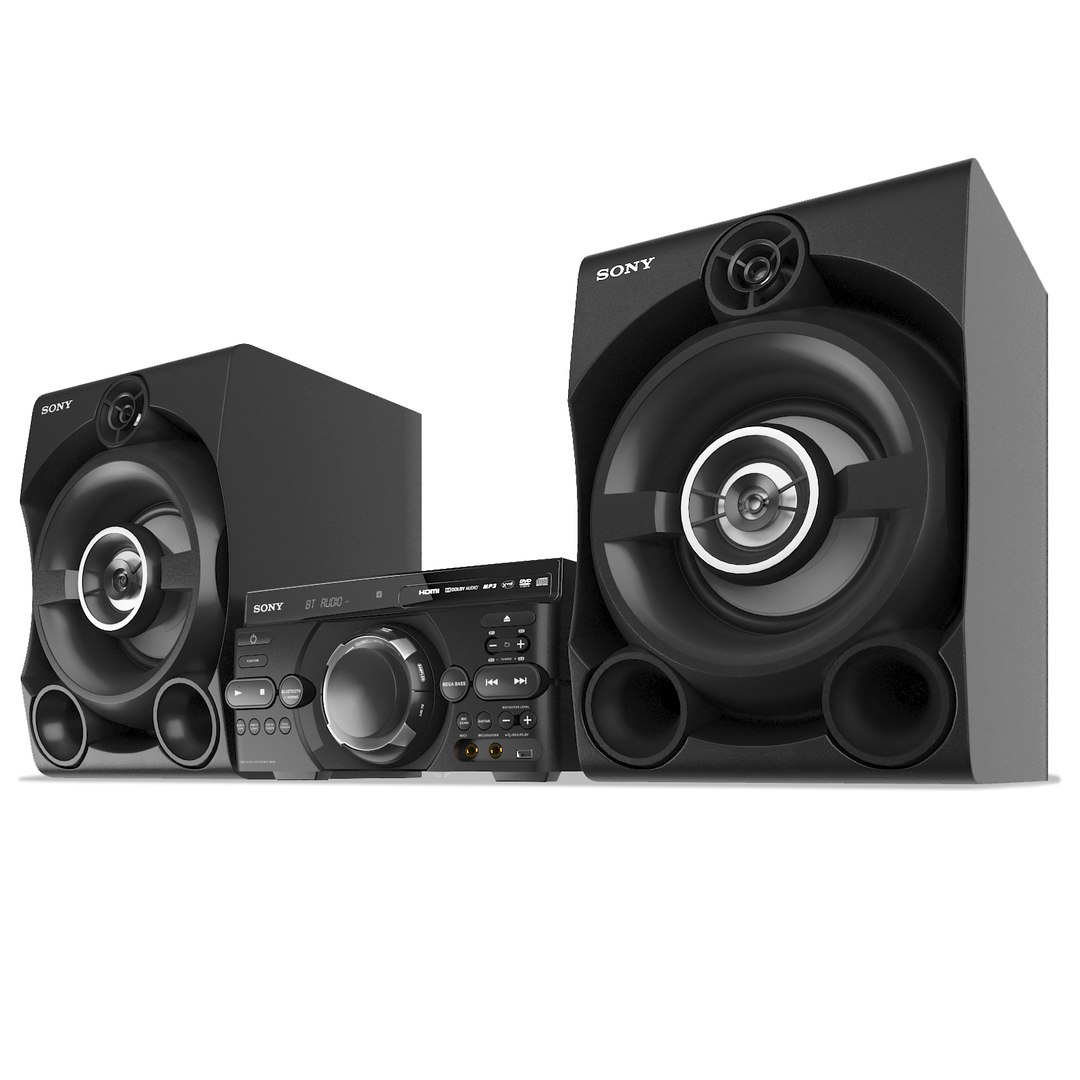 3D Sony Mhc M60d Model - TurboSquid 1347410