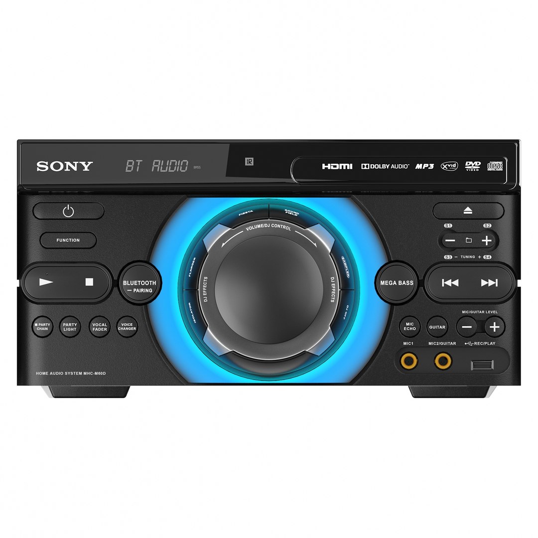 3D Sony Mhc M60d Model - TurboSquid 1347410