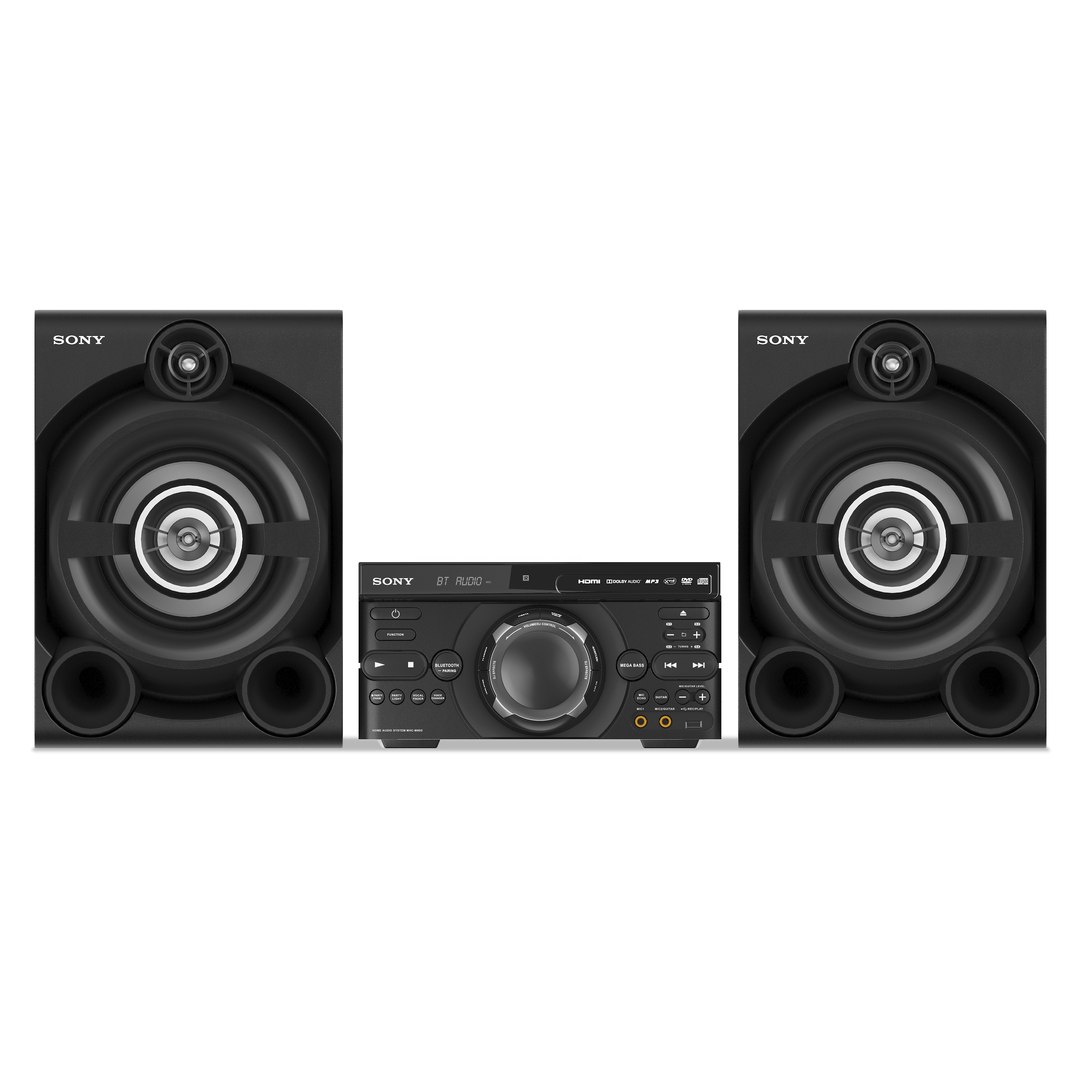 3D Sony Mhc M60d Model - TurboSquid 1347410