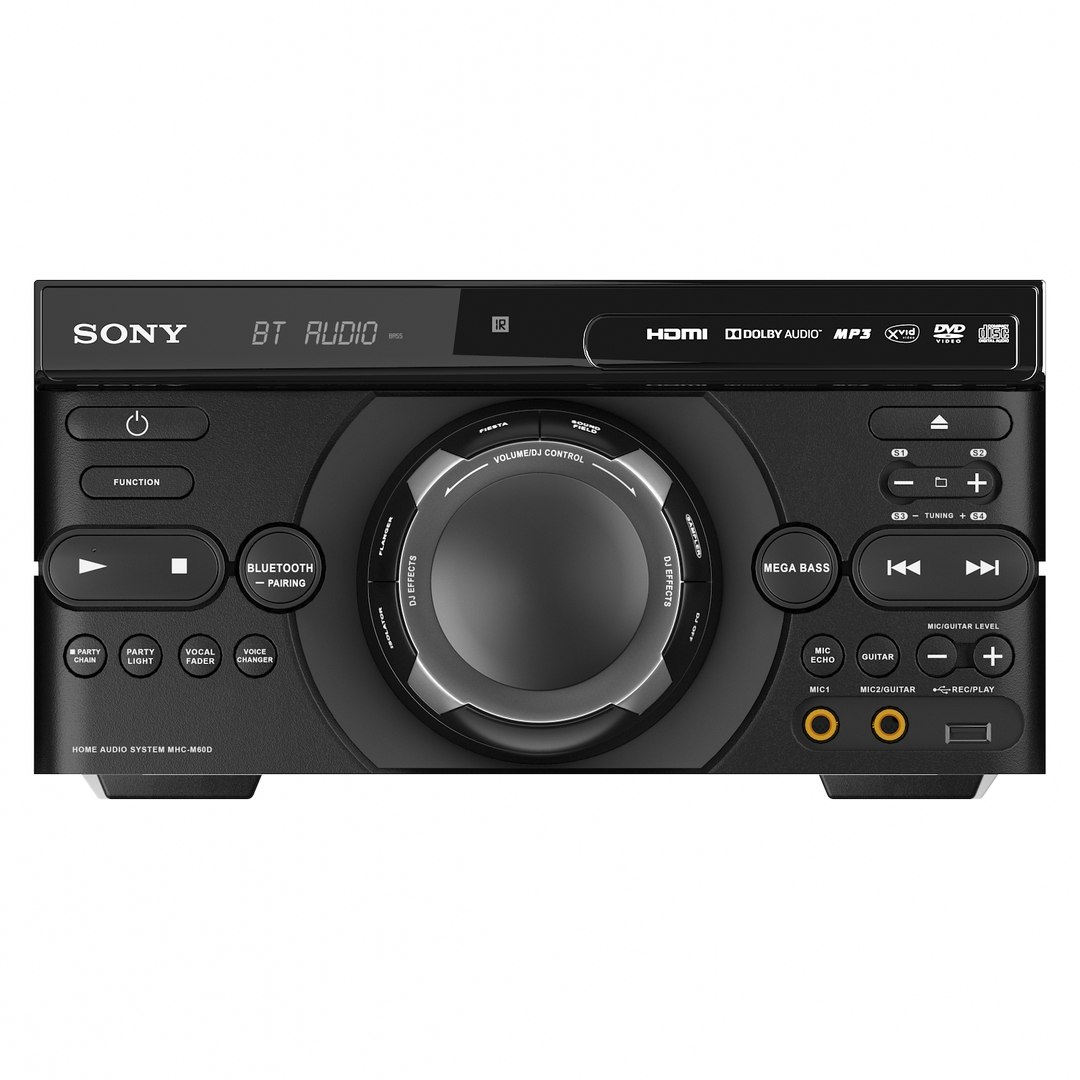 3D Sony Mhc M60d Model - TurboSquid 1347410