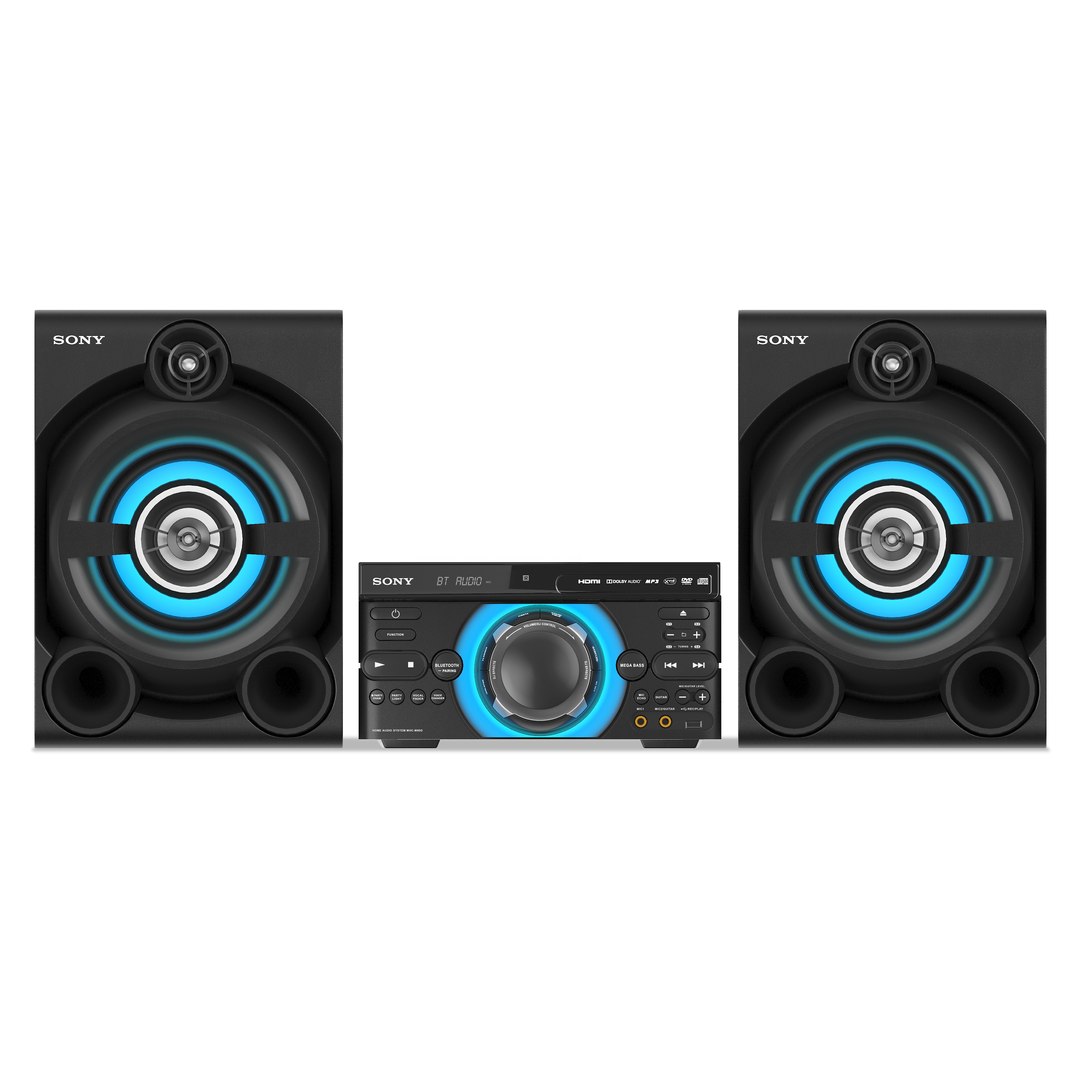 3D Sony Mhc M60d Model - TurboSquid 1347410