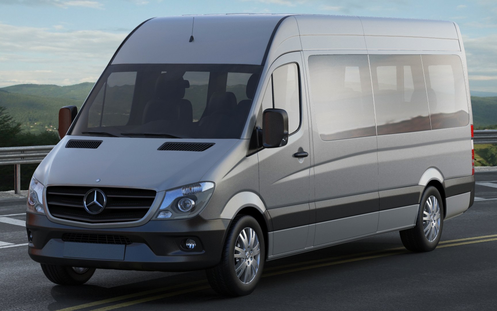 3d Mercedes Sprinter Bus