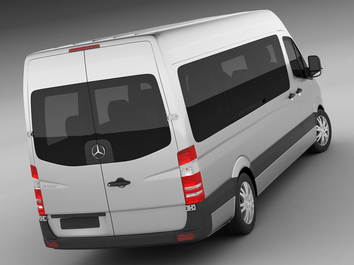 3d Mercedes Sprinter Bus