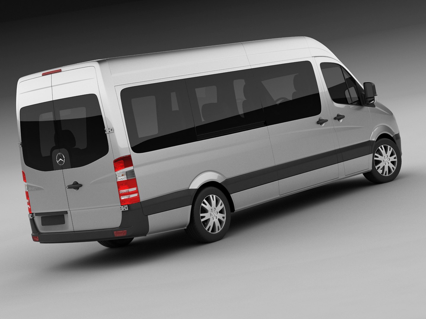 3d Mercedes Sprinter Bus