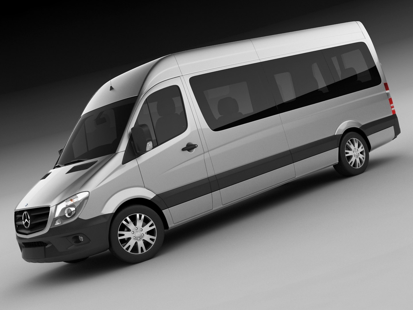 3d Mercedes Sprinter Bus