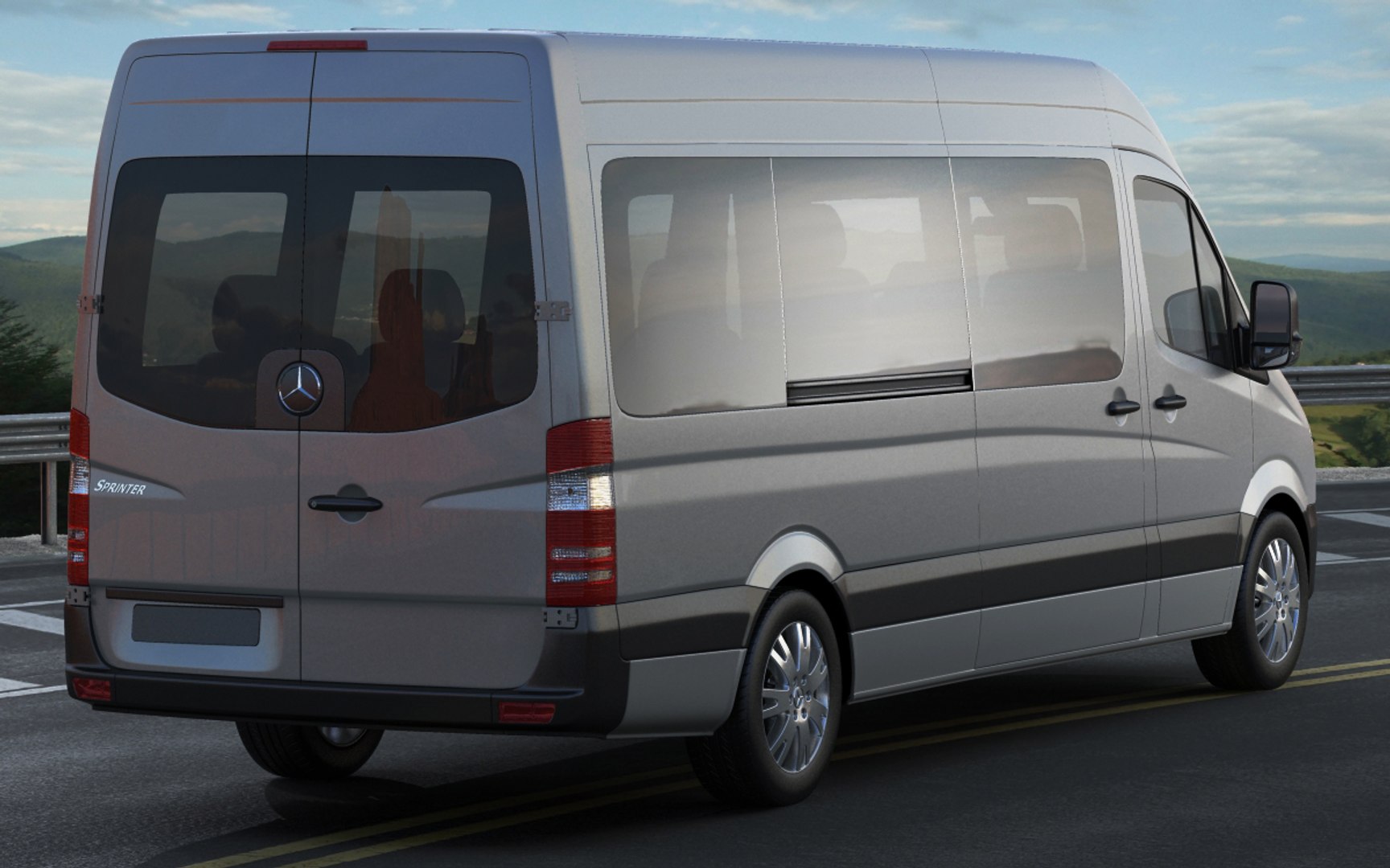 3d Mercedes Sprinter Bus