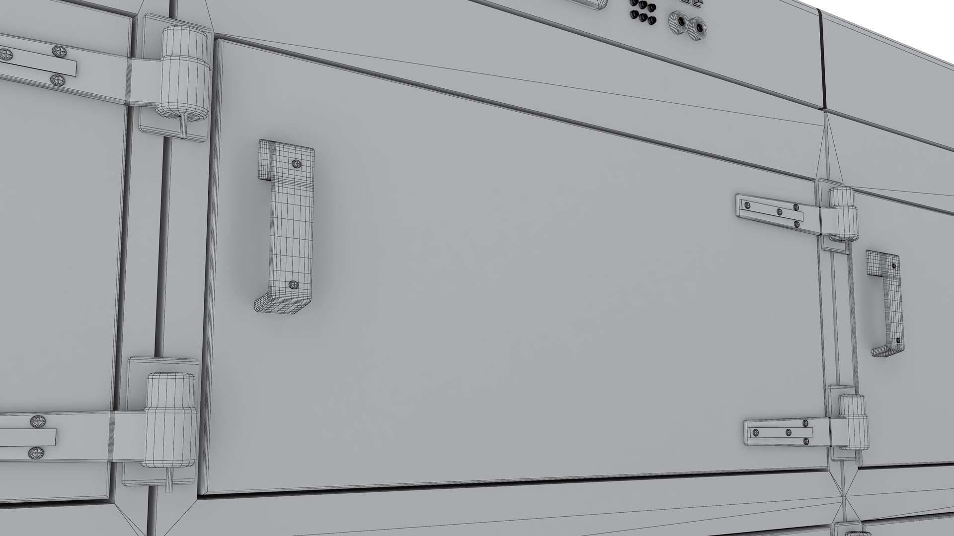 3D Model Morgue Refrigeration Units - TurboSquid 2206189