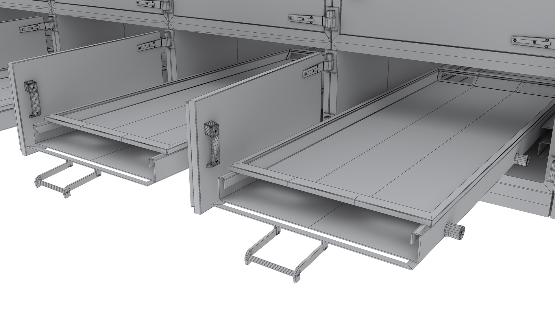 3D Model Morgue Refrigeration Units - TurboSquid 2206189