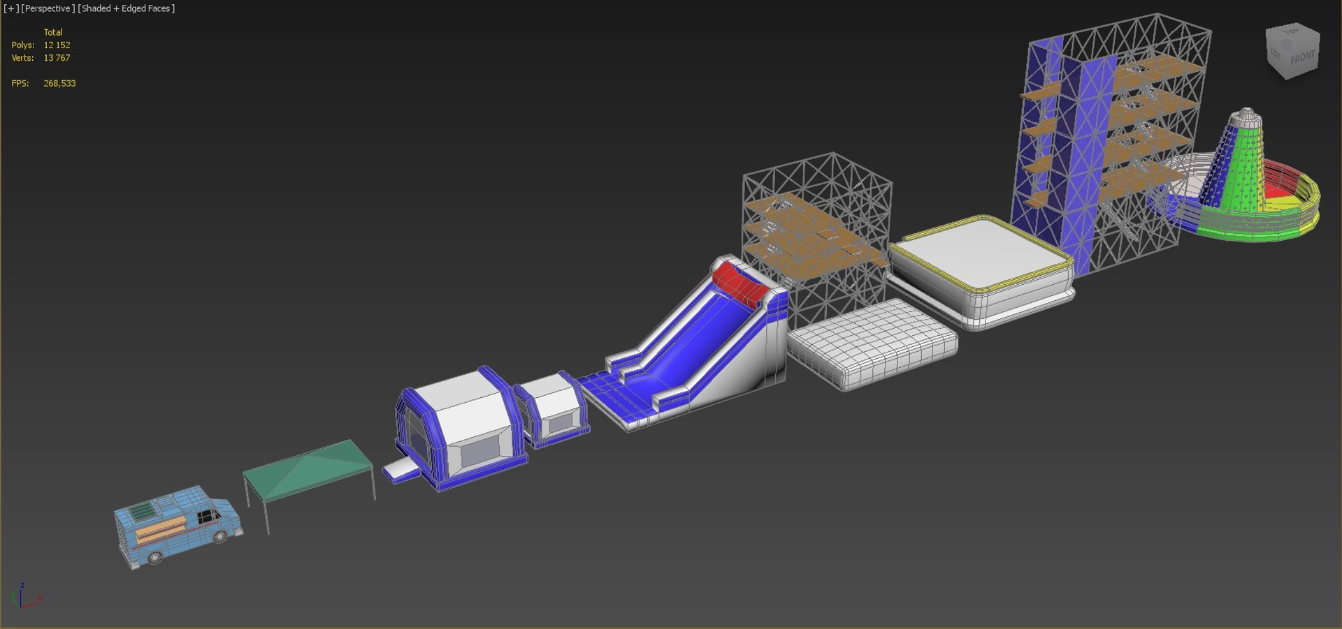 Set Inflatable 3D Model | 1146877 | TurboSquid