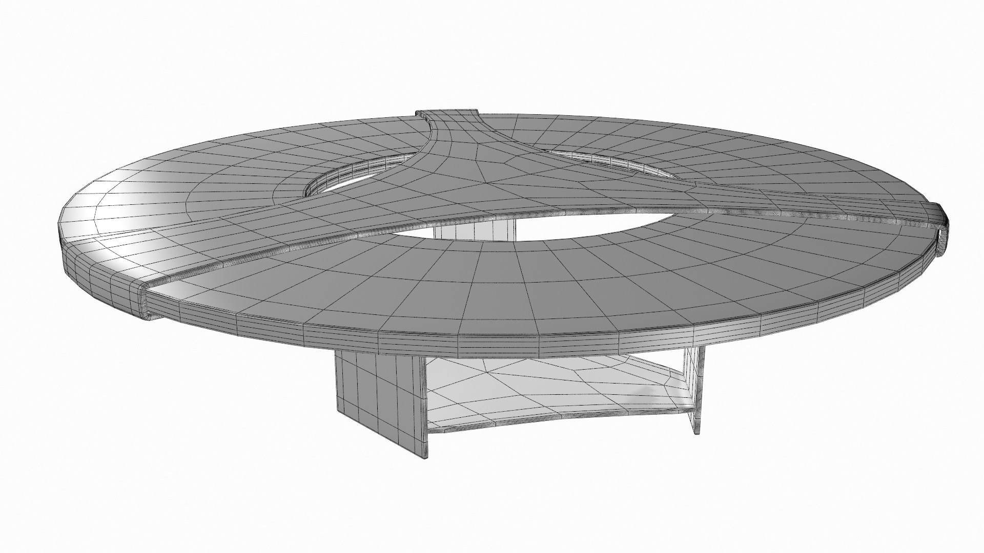 3D Modern Dining Table Model - TurboSquid 1595339